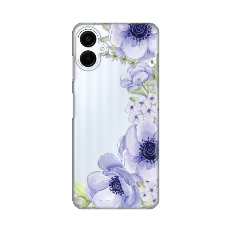 Torbica Silikonska Print Skin za Samsung A065F Galaxy A06 Blue Roses