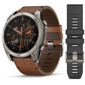 Fenix 8 51mm, AMOLED, Sapphire, Chestnut Leather