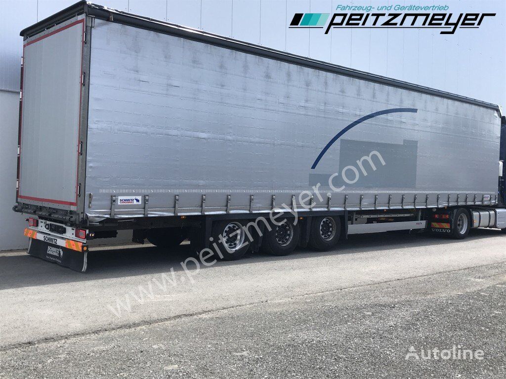 Schmitz 3 Achs Pritschenauflieger SCS 24/L-13.62 Mega, Power-Curtain Ju poluprikolica sa kliznom ceradom