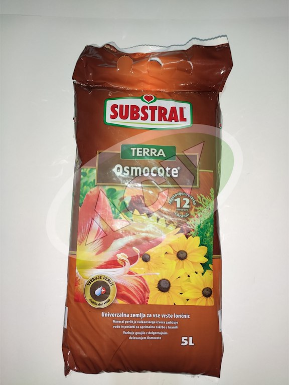 ZEMLJA ZA CVECE 5L SUBSTRAL TERRA OSMOCOTE