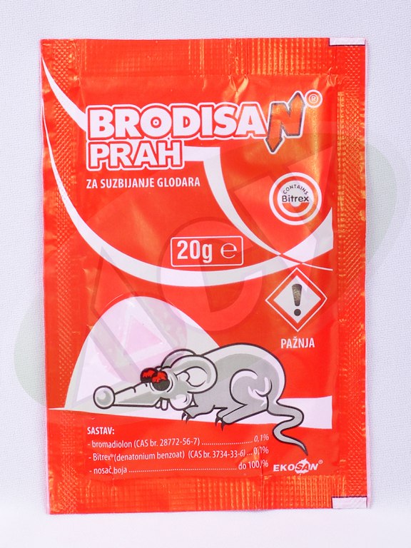 BROMADIOLON-BRODISAN PRAH 20GR