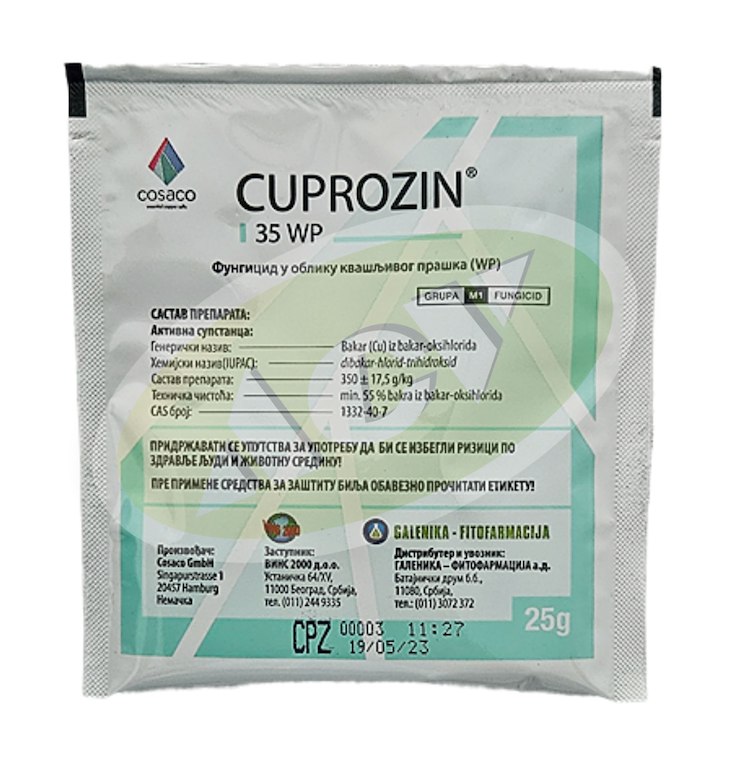 CUPROZIN 25 GR