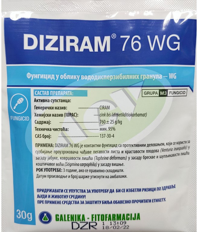 DIZIRAM 76 WG 30GR