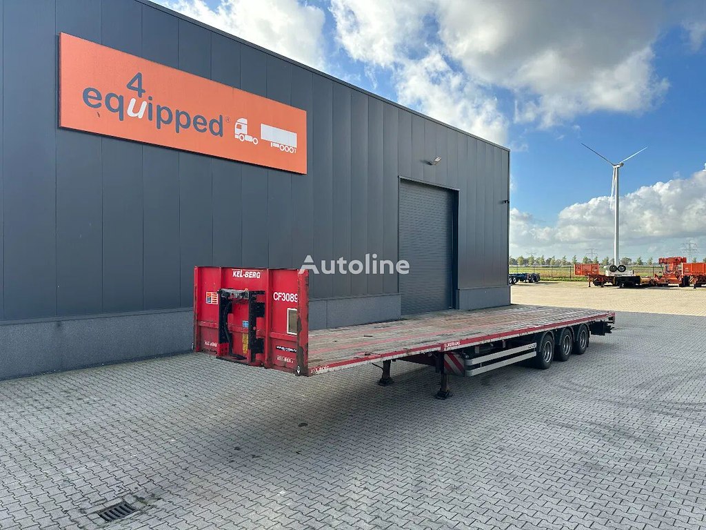 Kel-Berg HEAVY-DUTY MEGA PLATFORM, 1x 40FT / 2x 20FT HECKBÜNDIG, SAF + SC poluprikolica platforma