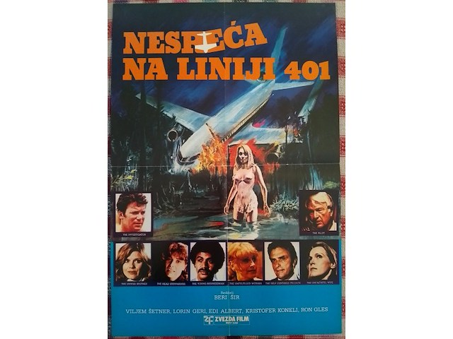 plakat NESREĆA NA LINIJI 401