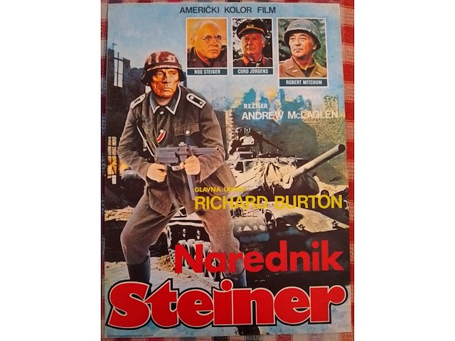 plakat NAREDNIK STEINER (Richard Burton)