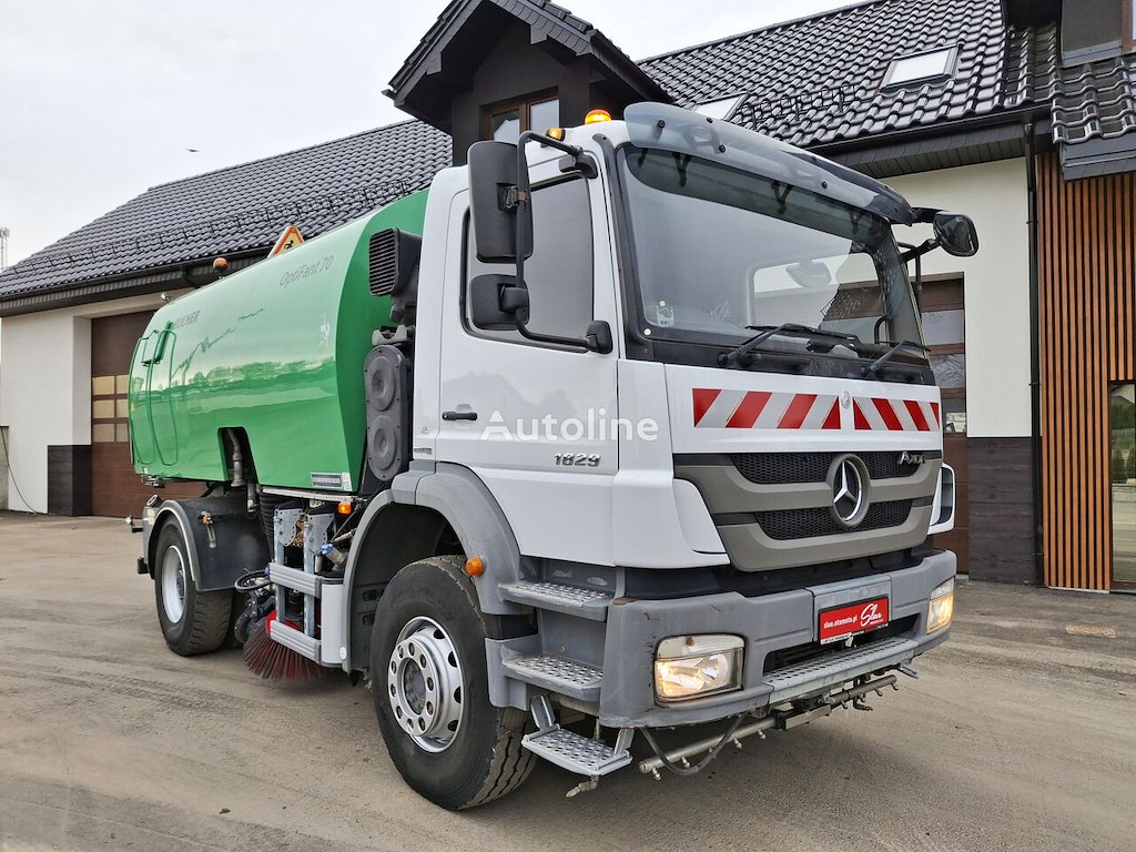 Mercedes-Benz Axor 1829 Zamiatarka BUCHER Kehrmaschine 2 Motoren L/R vozilo za čišćenje ulica