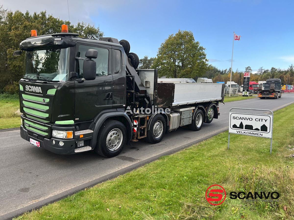 Scania G450LB kamion s ravnom platformom