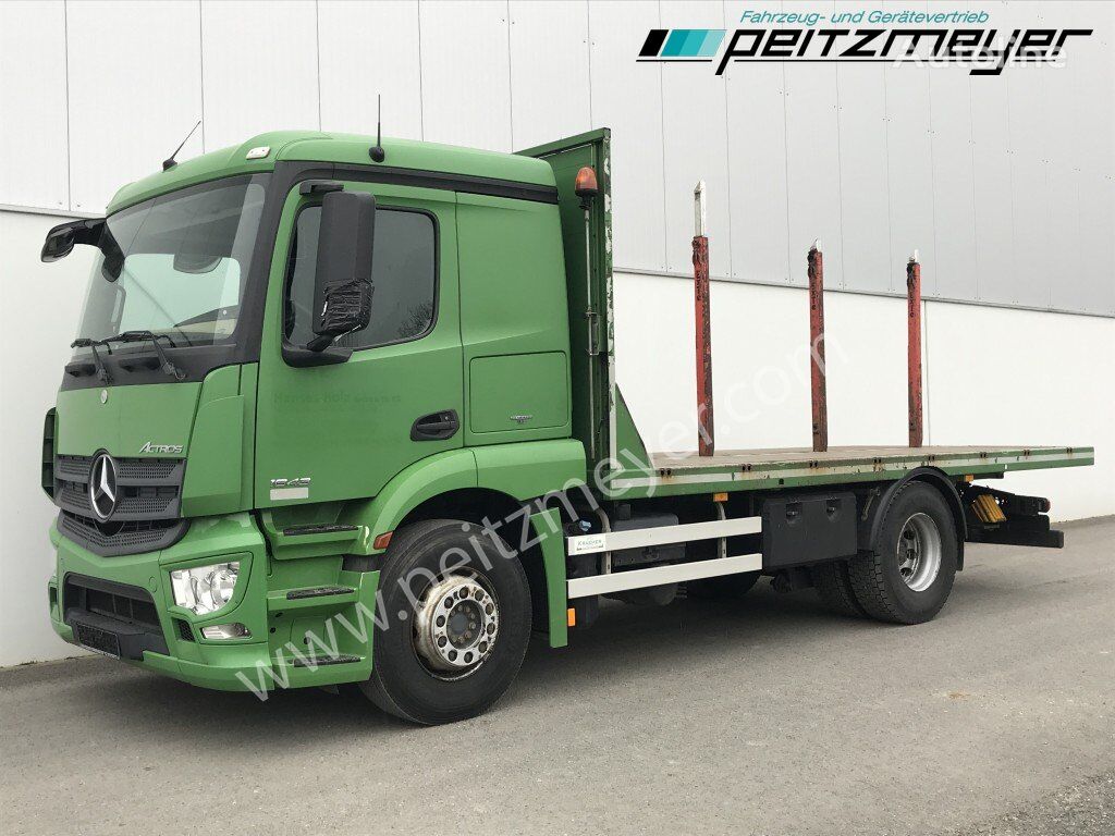 Mercedes-Benz Actros 1843 LL Plateau Steckrungen für Holztransport kamion s ravnom platformom