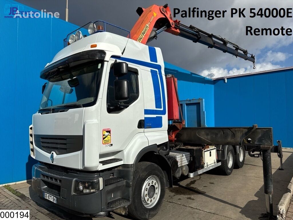 Renault Lander 450 Dxi 6x4, Palfinger, Manuel, Remote, Retarder kamion s ravnom platformom