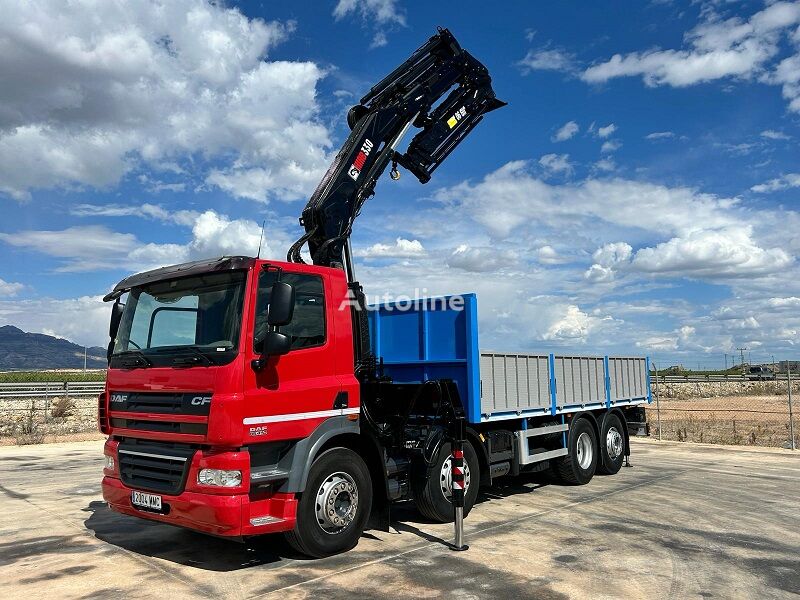 DAF CF 85.410 8X2 kamion s ravnom platformom