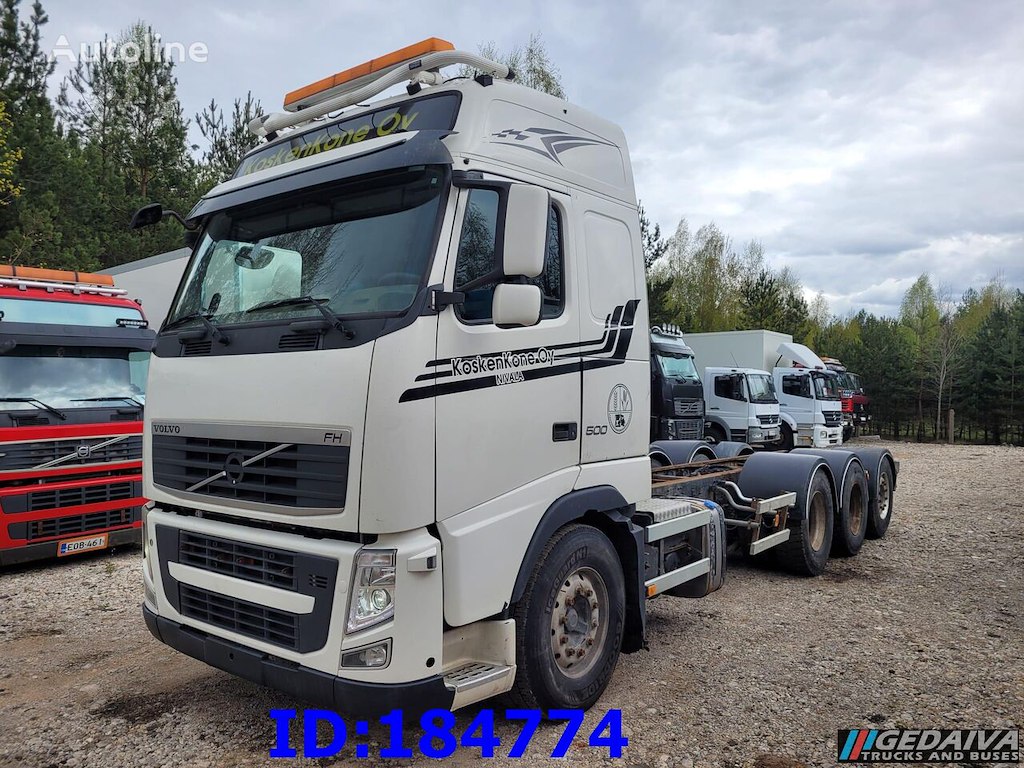 Volvo FH13 500HP 8x4 Euro5 kamion šasija