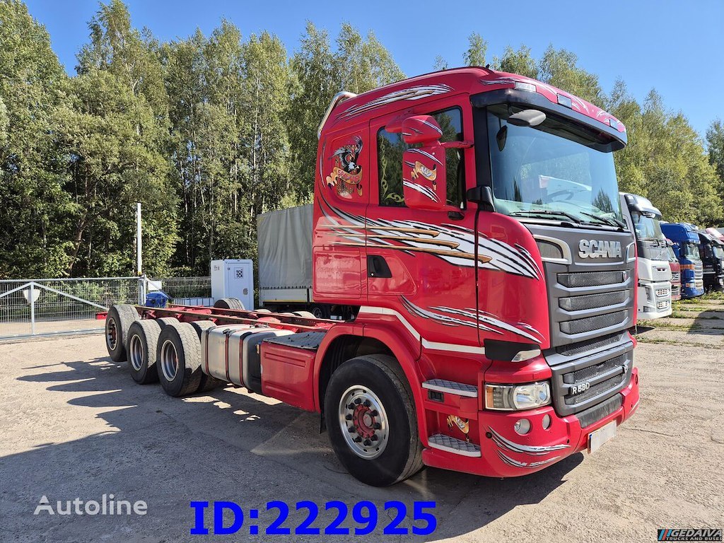 Scania R580 - 8X4 - Euro6 - Steering Axle kamion šasija