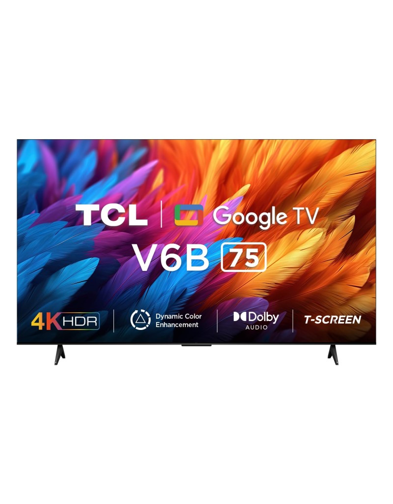 TCL 75V6B LED 75" 4K HDR 60Hz Google TV crna