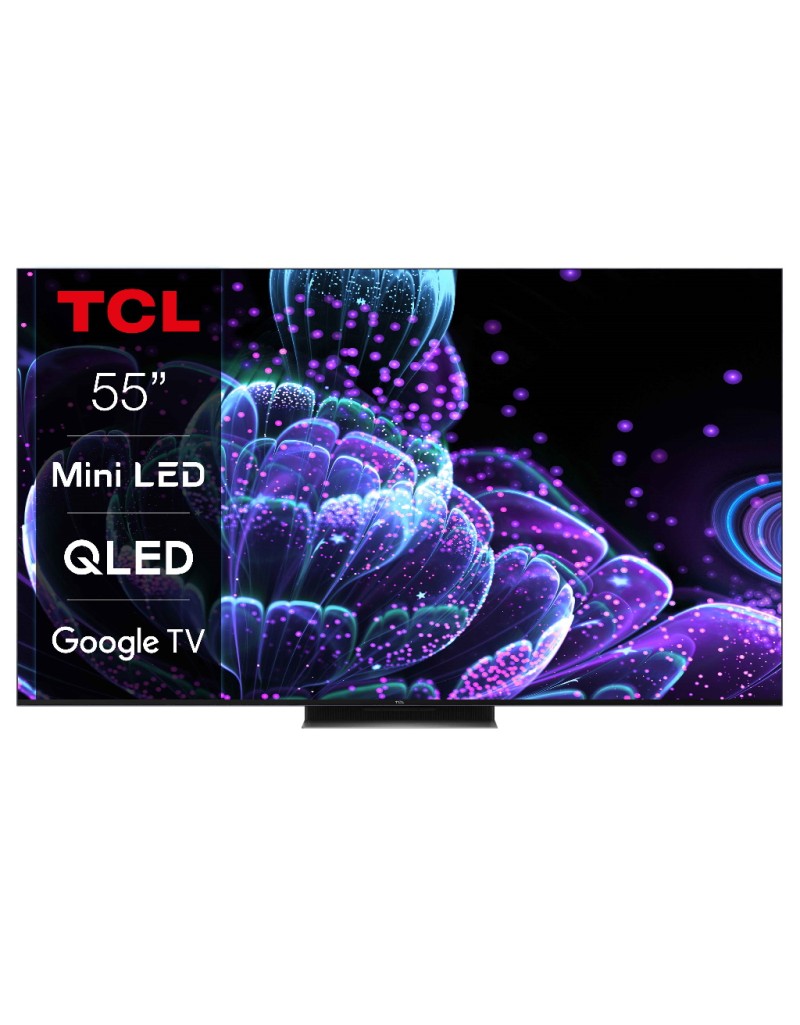 TCL 55C835 MiniLED 55" 4K HDR 144Hz GoogleTV crna