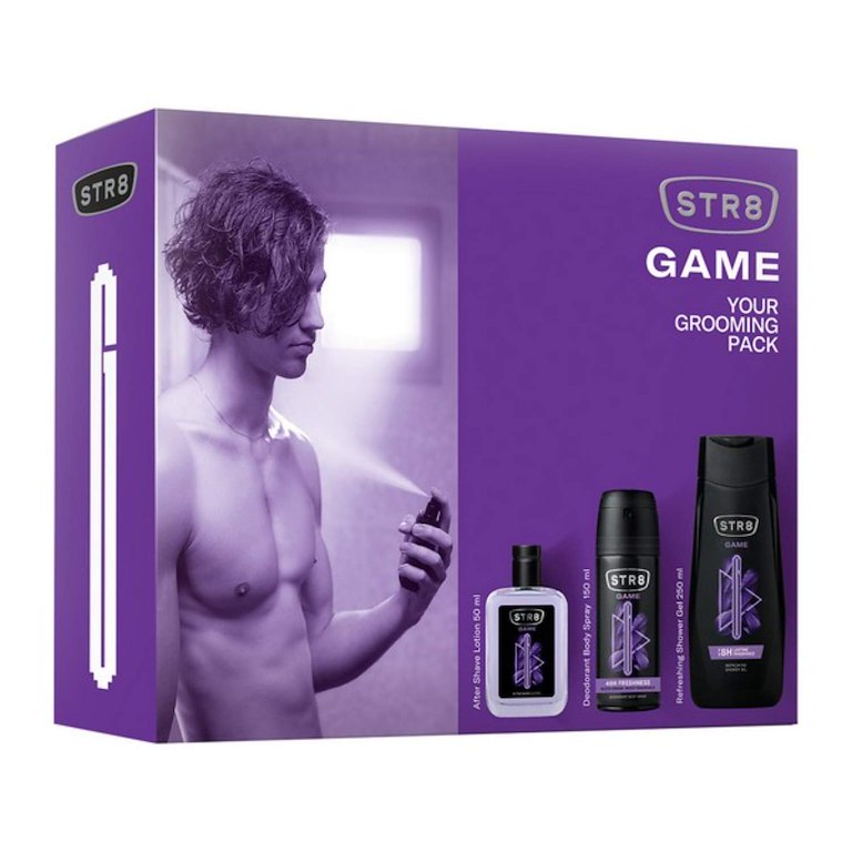 Str8 set m asl50+deo+sh gel game str8