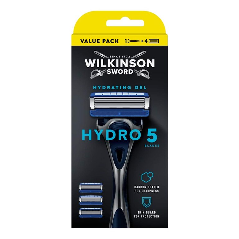 Wilkinson brijač hydro 5 clampack 3 dopune+drška wilkinson