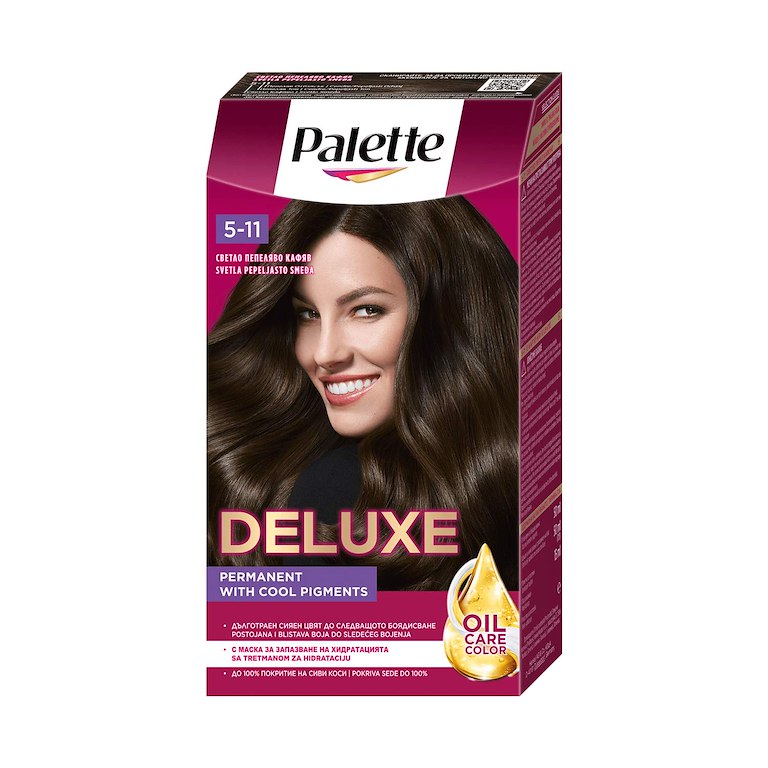 Palette boja dlx 5-11 svetlo pepeljasto smeđa palette