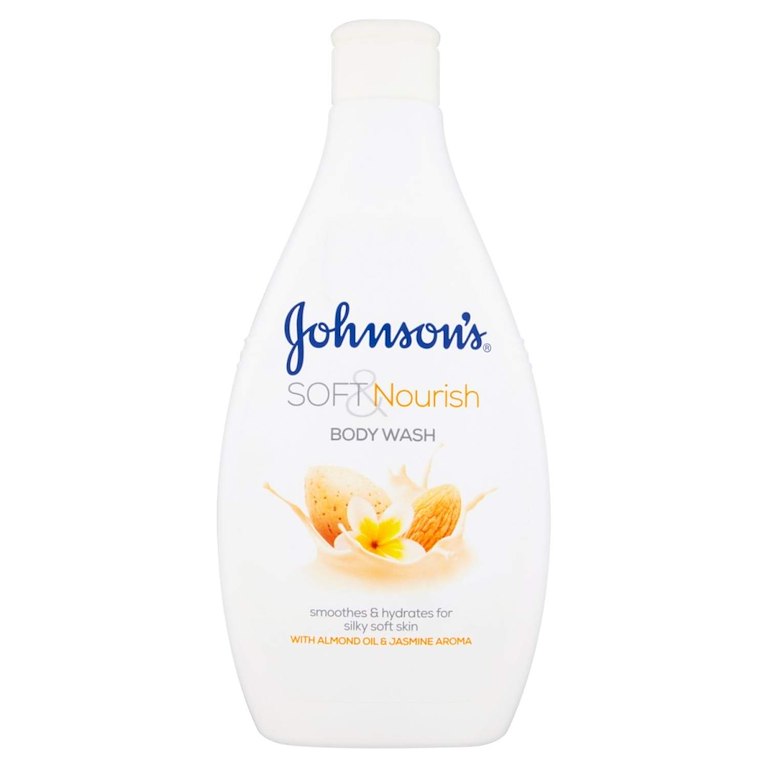 Johnson soft nourish kupka badem ulje jasmin 400ml johnson soft nourish