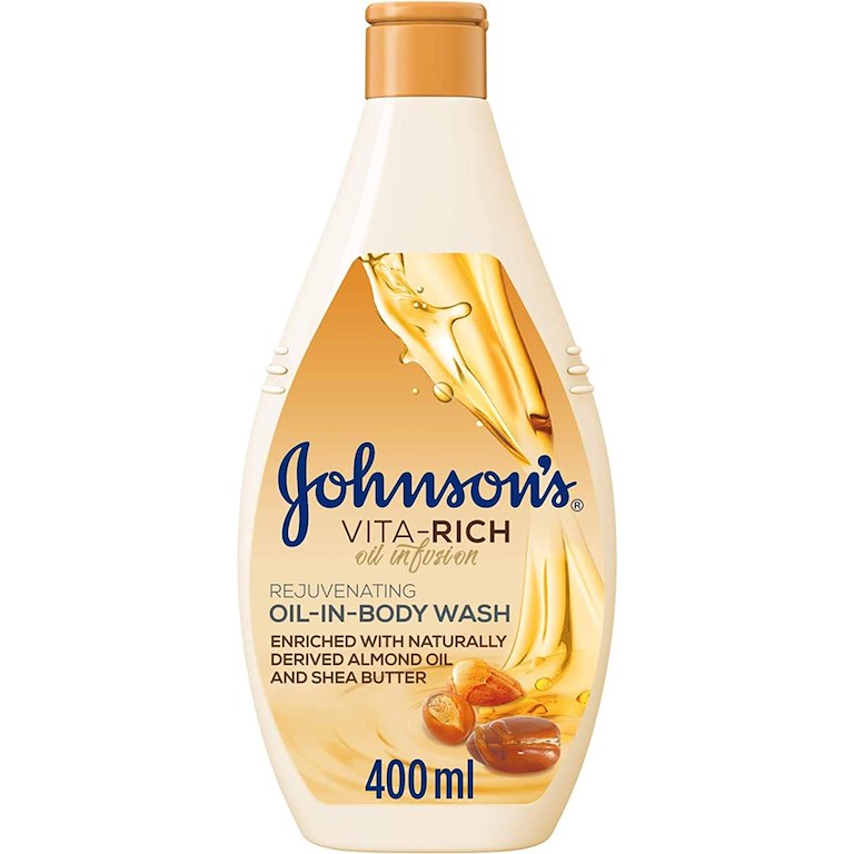 Johnson vita rich kupka badem ulje ši buter 400ml johnson vita rich