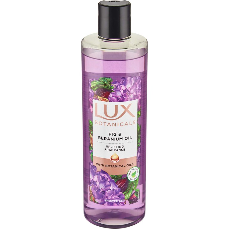 Lux gel tuš fig&geranium oil 480ml lux