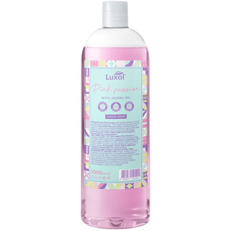 Luxol sapun tečni pink passion 1l luxol