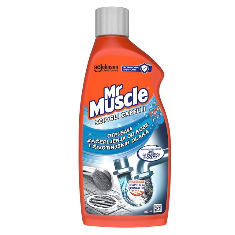 Mr Muscle gel protiv dlaka u odvodima 500ml mr muscle