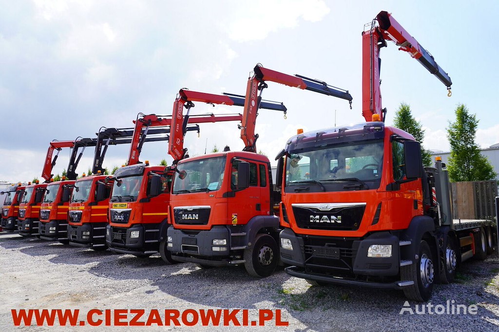 MAN TGS 35.360 E5 EEV 8×2 / Crane HIAB XS 166 HIDUO PILOT / Tow truc šlep auto