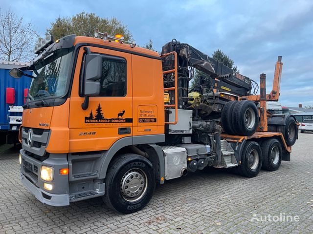 Mercedes-Benz Actros 2648 kamion za prevoz drva + šumarska prikolica