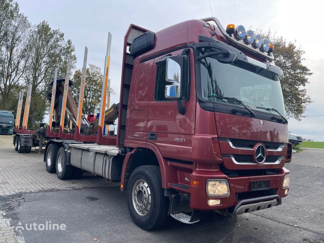 Mercedes-Benz Actros 2651L Kurzholz, Anhänger 2655, 2648,2645 kamion za prevoz drva