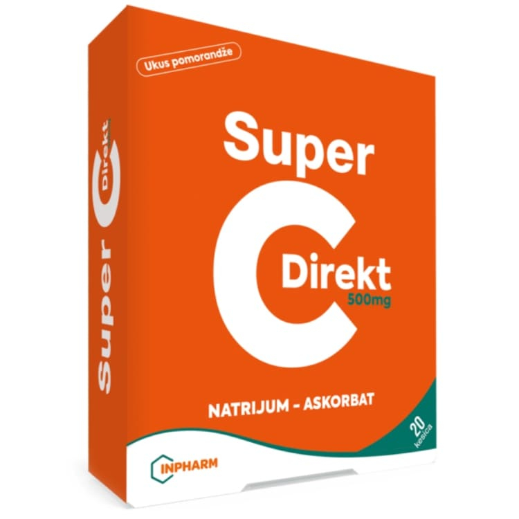 Super C Direkt 500mg 20 kesica