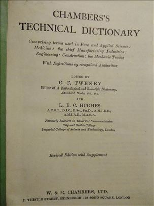 Antikvarna knjiga:Technical Dictionary(Teh.recnik)