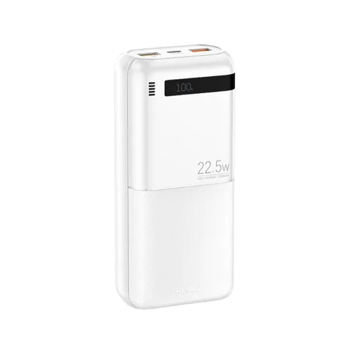 Power Bank prenosiva baterija Remax Piloteer 20W PD+22.5W QC 20000mAh RPP-72 beli (MS)