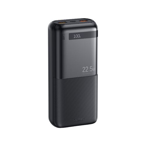 Power Bank prenosiva baterija Remax Piloteer 20W PD+22.5W QC 20000mAh RPP-72 crni (MS)