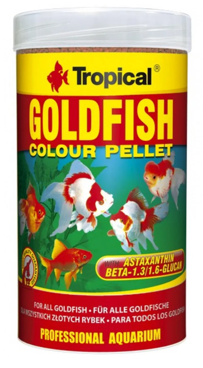 GOLDFISH COLOUR hrana za zlatne ribice za poboljsanje boje riba u obliku peleta 250 ml - 90 g