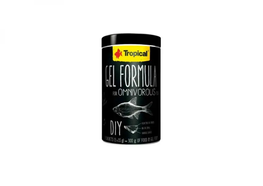 GEL FORMULA FOR OMNIVOROUS FISH 1000ML/105G (3x35g)