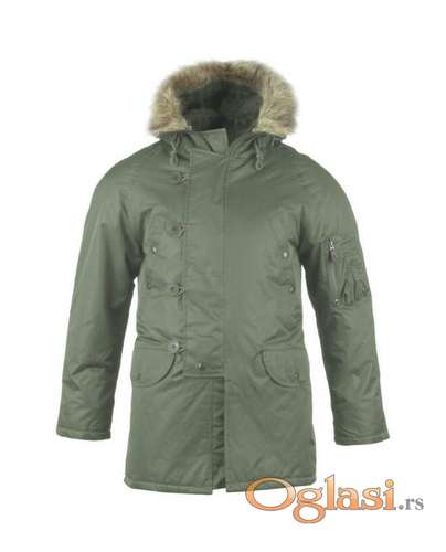 NOVO - Jakna Mil-Tec - N3B Parka - Olive