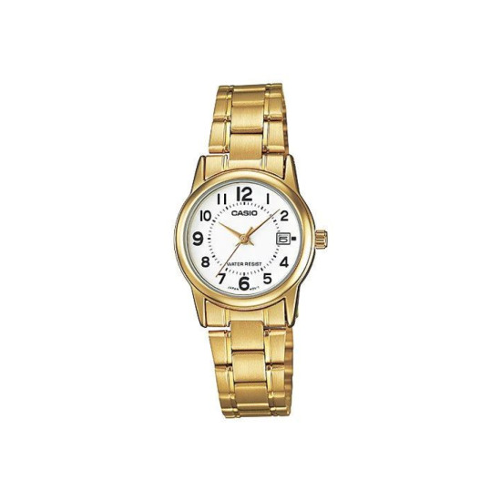 Casio LTP-V002G-7B ženski sat Gold ton Mini pregledan brojčanik
