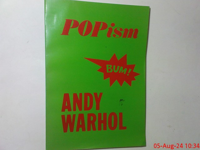 ANDY WARHOL   -  POPISM