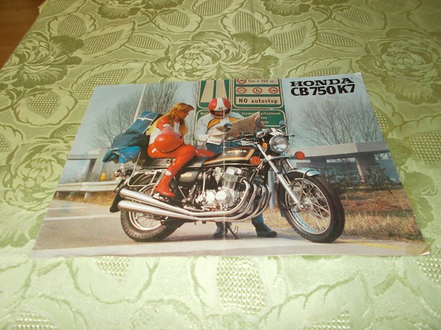 Honda CB 750 K7 - brosura iz 70-ih godina