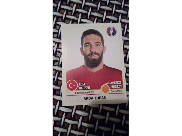 Panini EURO 2016 sličica broj 419