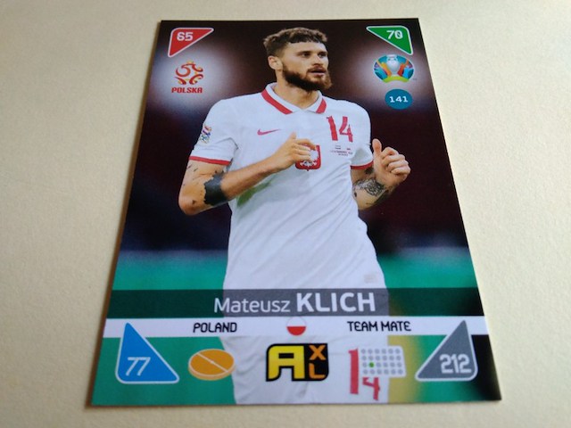 EURO 2020 Kick Off AXL - Base cards Br. 141