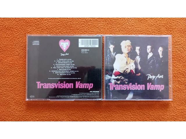 TRANSVISION VAMP - Pop Art (CD) Made in Germany