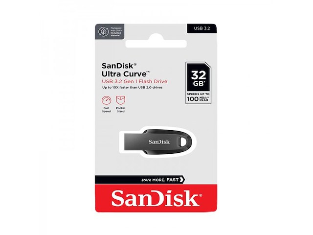 USB flash memorija SanDisk Ultra Curve 3.2 32GB crna