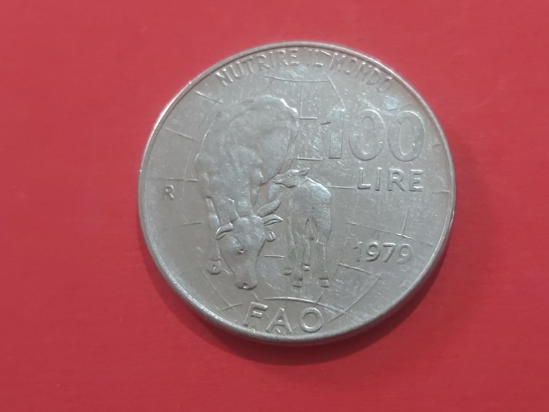 Italija - 100 lira 1979 god FAO