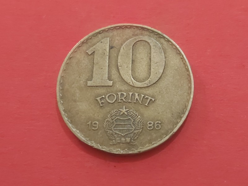 Mađarska - 10 forint 1986 god