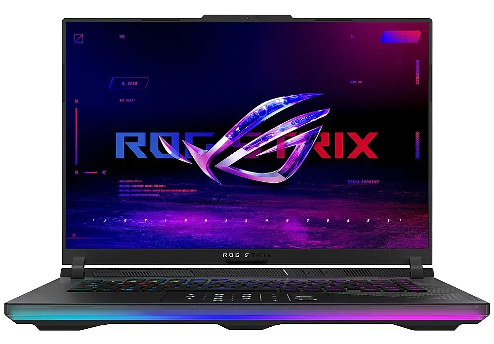 ASUS - ROG Strix SCAR 16” 240Hz Gaming Laptop QHD - Intel Core i9-14900HX with 32GB Memory - NVIDIA GeForce RTX 4090 - 2TB SSD - Off Black