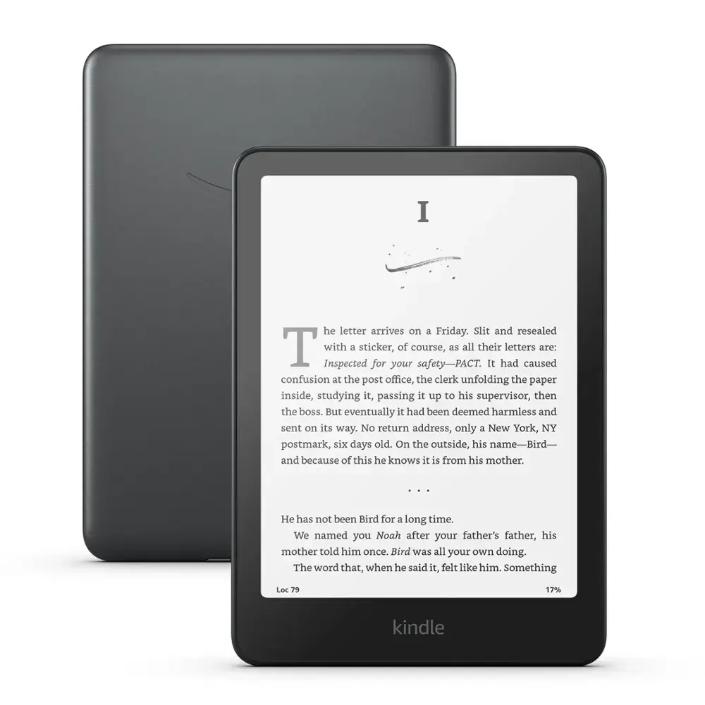 Amazon - Kindle Paperwhite Signature Edition (32 GB) – Our fastest Kindle with wireless charging, and weeks of battery life - 2024 - Metallic Black