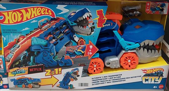 Hot Wheels Ultimate T-rex transporter