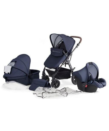 Kinderkraft Moov kolica za bebe 3 u 1 Navy